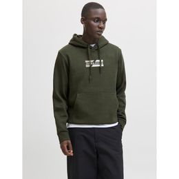 Jack & Jones Jack & Jones Herren Kapuzensweatshirt &raquo;JJECORP GRAPHIC SWEAT HOOD NOOS&laquo;, mit Logo Print M