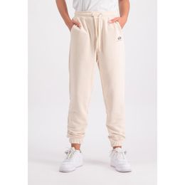 Alpha Industries Damen Jogginghose &raquo;Basic Jogger SL W&laquo; wei&szlig; XL, Normalgr&ouml;&szlig;en