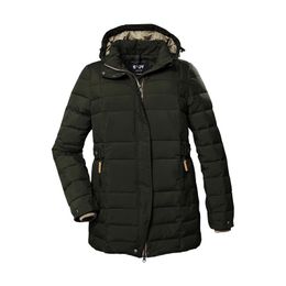 STOY Damen STOY Steppjacke &raquo;STW 6 WMN QLTD JCKT&laquo; Wasserabweisender, winddichter Parka mit abnehmbarer Kapuze. gr&uuml;n 48