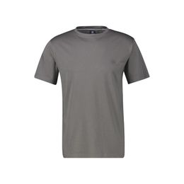 Lerros Herren Lerros T-Shirt mit Logo Stickerei grau XL