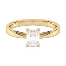 Diam Addict Damen Fingerring &raquo;585 Gold mit im Labor gez&uuml;chteten synthetischen Diamanten 1,0ct.&laquo; gelb
