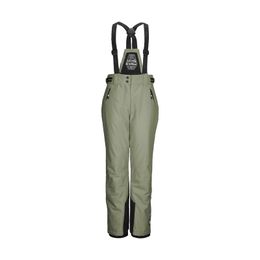 Killtec M&auml;dchen Skihose &raquo;KSW 213 GRLS SKI PNTS&laquo; Wasserdichte, atmungsaktive Skihose mit verstellbarer Taille gr&uuml;n 152, Normalgr&ouml;&szlig;en