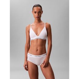 Calvin Klein Underwear Damen &raquo;LGHT LINED TRIANGLE&laquo; mit CK-Logo am Bund wei&szlig; XL (42), N-Gr