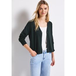 Street One Damen Street One Shirtjacke im Silk-Look gr&uuml;n 44