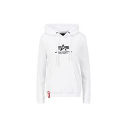 Alpha Industries Damen Hoodie &raquo;New Basic Hoodie BL W&laquo; wei&szlig; XS