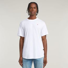 G-Star Raw G-Star Herren G-STAR T-Shirt &raquo;Lash Back&laquo; mit R&uuml;ckenprint wei&szlig; L