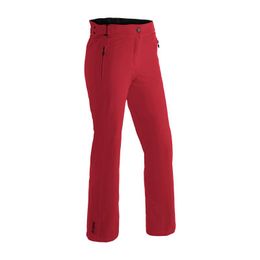 Maier Sports Damen Skihose &raquo;Vroni slim 2.0&laquo; Damen Schneehose, wind- und wasserdicht, 2 RV-Taschen, Slim Fit rot 22, Kurzgr&ouml;&szlig;en