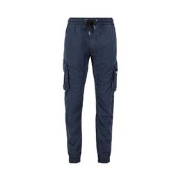 Alpha Industries Herren Jogginghose &raquo;Cotton Twill Jogger&laquo; blau S, Normalgr&ouml;&szlig;en