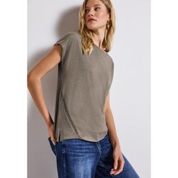 Street One Damen Street One Shirttop mit H&auml;keldetails 34