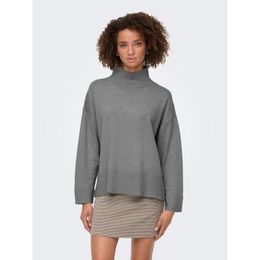 Only Damen Only Stehkragenpullover &raquo;ONLCOCO LIFE LS HIGH NECK CC KNT&laquo; grau L