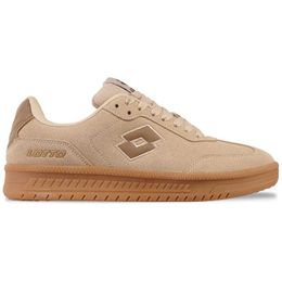 Lotto Herren Lotto Sneaker - aus tierfreiem Velours beige 45