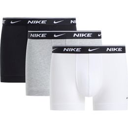 Nike Underwear Herren NIKE Underwear Trunk &raquo;TRUNK 3PK&laquo; Packung, 3er, 3 Stk. mit Logo-Elastikbund M, 3 Stk.