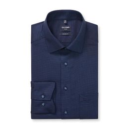 OLYMP Herren OLYMP Businesshemd &raquo;Luxor modern fit New-Kentkragen&laquo; blau 45, N-Gr