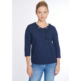 ZABAIONE Damen ZABAIONE Langarmshirt &raquo;Shirt An44nina&laquo; blau XL