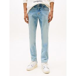 Tommy Jeans Herren Slim-fit-Jeans &raquo;Scanton Slim&laquo; Slim?Fit?Jeans mit mittlerer Leibh&ouml;he, 5?Pocket?Design blau 34, L&auml;nge 30