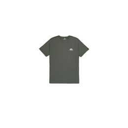 Alpha Industries Damen T-Shirt &raquo;Basic T-Shirt SL&laquo; gr&uuml;n L