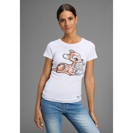 Kangaroos Damen Kangaroos T-Shirt Kurzarm, sehr figurbetonte Passform, aus Baumwolle wei&szlig; 52/54