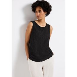 Street One Damen Street One Shirttop mit Zierstickerei schwarz 36