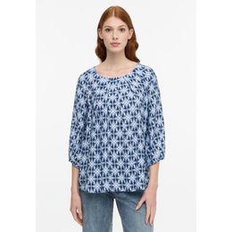 Eterna Damen Longbluse &raquo;LOOSE FIT&laquo; blau 44