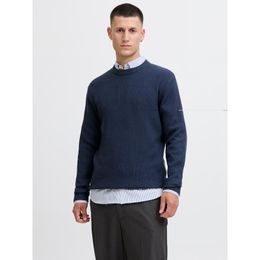 Jack & Jones Jack & Jones Herren Strickpullover &raquo;JPRBLAREAGAN KNIT CREW NECK&laquo; blau L