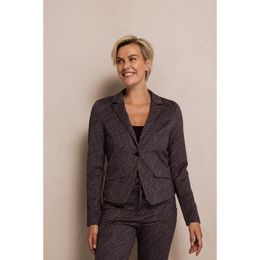 Zhrill Damen Kurzblazer &raquo;ZHBETSY&laquo; grafisches Allover-Muster, tailliert S