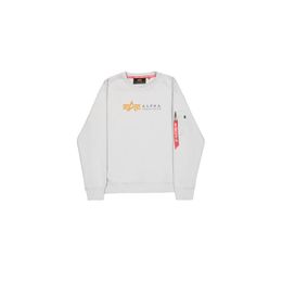 Alpha Industries Damen Sweater &raquo;Alpha Label Sweatshirt&laquo; grau S