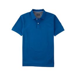 OLYMP Herren OLYMP Poloshirt &raquo;Casual&laquo; blau XXL