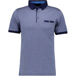 Ragman Herren Ragman Poloshirt blau L