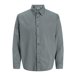 Jack & Jones Jack & Jones Herren Langarmhemd &raquo;JJECHARGE FADED SHIRT LS NOOS&laquo; grau XS, N-Gr