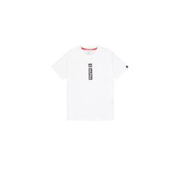 Alpha Industries Herren T-Shirt &raquo;Alpha Puff Print T-Shirt&laquo; wei&szlig; M