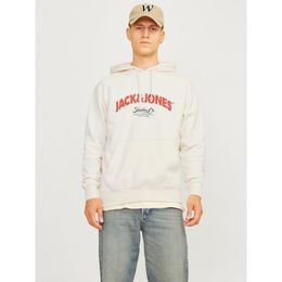 Jack & Jones Jack & Jones Herren Kapuzensweatshirt &raquo;JORBRONX ARCH BIG SWEAT HOOD&laquo; wei&szlig; S