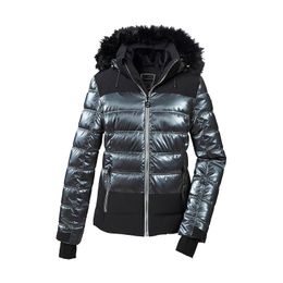 Killtec Damen Skijacke &raquo;KSW 314 WMN SKI QLTD JCKT&laquo; Steppjacke m. abzipp. Kapuze u Schneefang, winddicht, wasserabweisend schwarz 40