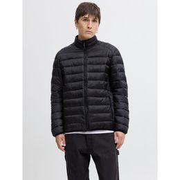 Jack & Jones Jack & Jones Herren Steppjacke &raquo;JJEBRADLEY LIGHT PUFFER COLLAR NOOS&laquo; ohne Kapuze schwarz L