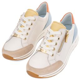 Ara Damen Keilsneaker &raquo;OSAKA&laquo; , Freizeitschuh, Schn&uuml;rschuh, Komfortschuh in Weite H (= sehr weit) beige 3 (35,5)