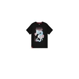 Alpha Industries Damen T-Shirt &raquo;Heritage Dragon OS T Women&laquo; schwarz XS