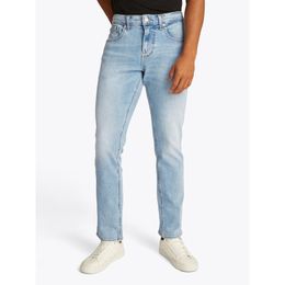 Tommy Jeans Herren Slim-fit-Jeans &raquo;Scanton Slim&laquo; Slim?Fit?Jeans mit mittlerer Leibh&ouml;he, 5?Pocket?Design blau 32, L&auml;nge 34