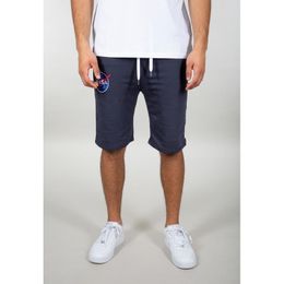 Alpha Industries Damen Sweatshorts &raquo;NASA Basic Sweat Short&laquo; blau M, Normalgr&ouml;&szlig;en