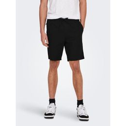 Only & Sons Only & Sons Herren ONLY & SONS Shorts &raquo;ONSLINUS 0007 COT LIN SHORTS NOOS&laquo; schwarz L, N-Gr