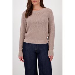 monari Damen Strickpullover &raquo;Pullover Basic Lurex&laquo; Mit Rundhalsausschnitt 44