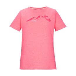 Killtec Damen T-Shirt &raquo;KOS 194 WMN TSHRT&laquo; Vielseitiges Damen T-Shirt mit Melange-Optik und Bergprint 36