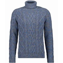 Ragman Herren Ragman Rollkragenpullover blau 54