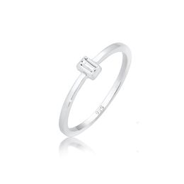 Elli Premium Damen Verlobungsring &raquo;Topas Wei&szlig; 925 Sterling Silber&laquo; silber