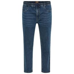 Man's World Plus Herren Schlupfjeans gerade geschnittenes Bein, Regular-Fit, mit Kordelzug 3XL, N-Gr