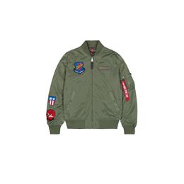 Alpha Industries Herren Bomberjacke &raquo;MA-1 TT Flying Tigers Light&laquo; gr&uuml;n XL