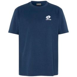 Lotto Herren Lotto T-Shirt - mit dezenter Logostickerei blau M (48/50)