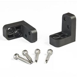 NATURinFORM Terrassenbauwinkel f&uuml;r WPC-Terrassendielen / PP Glasfaser, 10 St&uuml;ck & 40 Schrauben, 1 Pack g&uuml;nstig