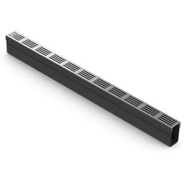Aco Slimline Rinne mit Aluminiumrost silber eloxiert g&uuml;nstig