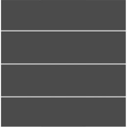 TraumGarten Sichtschutzzaun SYSTEM BOARD XL Zaunfeld-Set schiefer Sichtschutz Steckzaun Lamellenzaun g&uuml;nstig