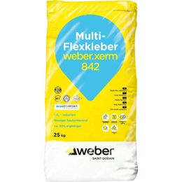 Weber Fliesenkleber Weber.xerm 842 Multi-Flexkleber silbergrau g&uuml;nstig