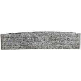 Beckers Betonzaun Standard Bogen-Motiv Romania 200x45x3,5 cm grau g&uuml;nstig